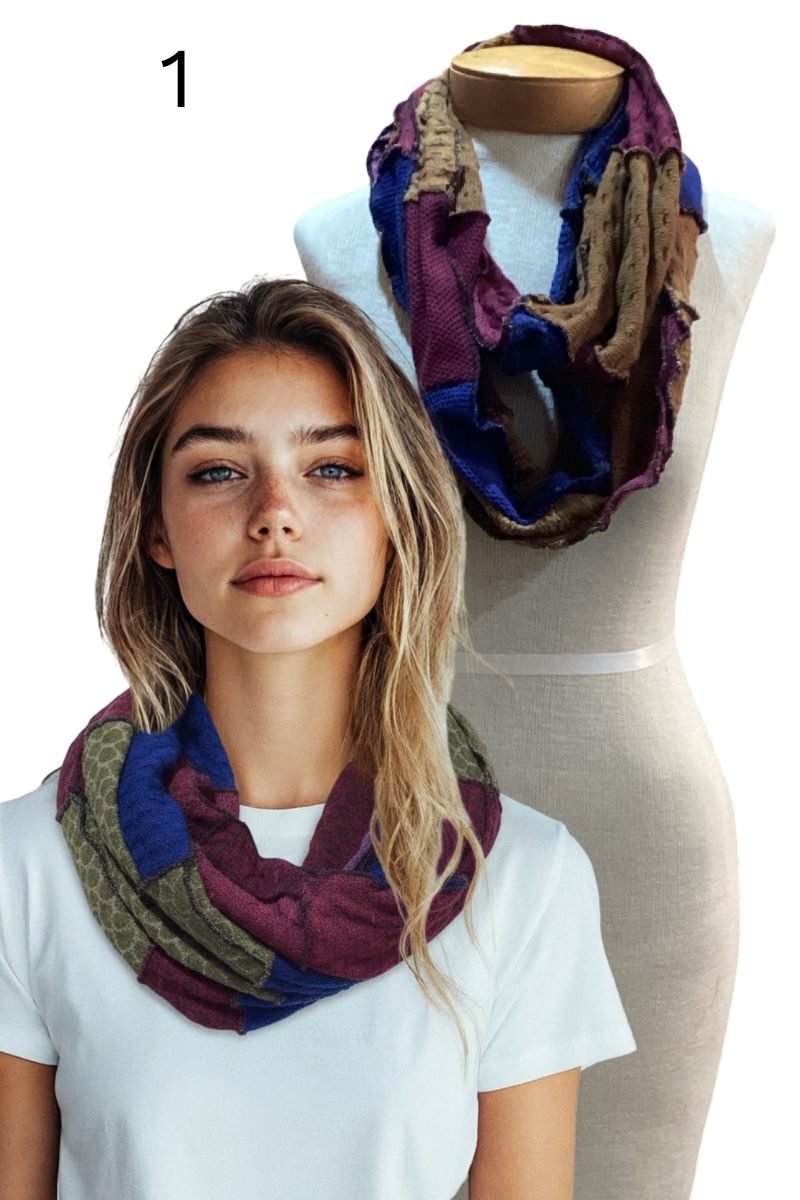 One of a Kind Infinity Sweater Scarves – Steel Pony