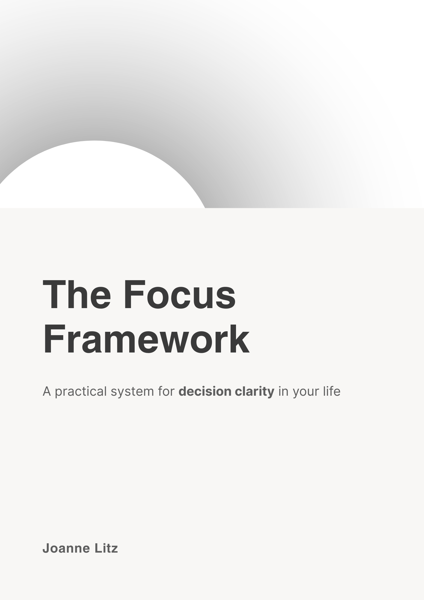 The Focus Framework – Steel Pony